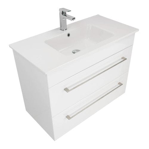 Newtech Citi Double Tier 900mm | 2 Drawer Wall Vanity - The Bathroom Shop