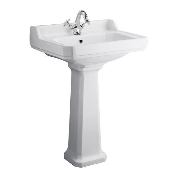 Adelphi 600 Basin and Pedestal - The Bathroom Shop